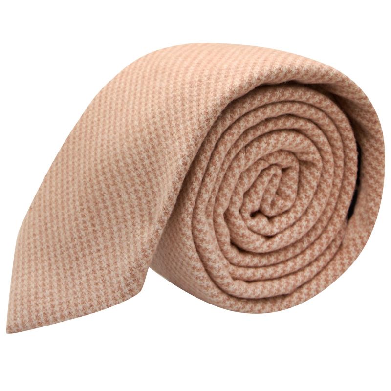 Golden Brown Micro Dogtooth Tie, Necktie | King & Priory