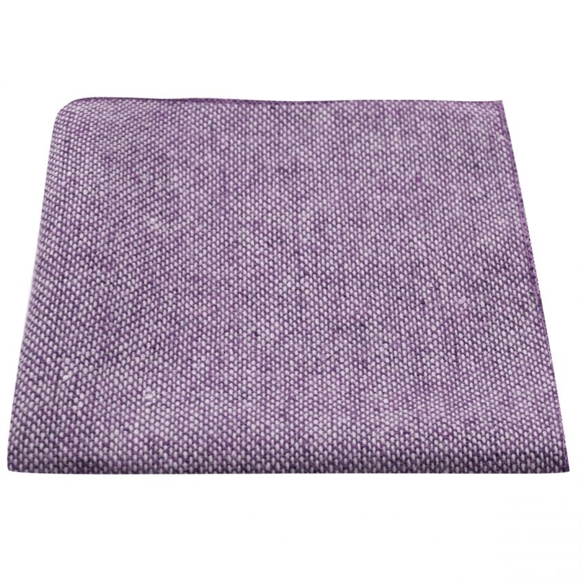 Highland Weave Stonewashed Purple Bow Tie | King & Priory